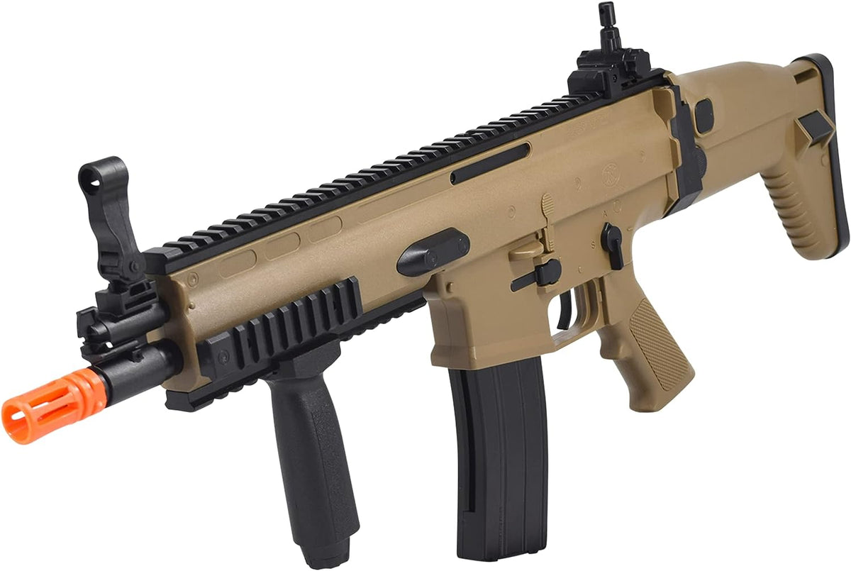 SOFT AIR USA FN Scar-L Spring Airsoft Rifle, Tan, 400 FPS – SPY GALLERY INC