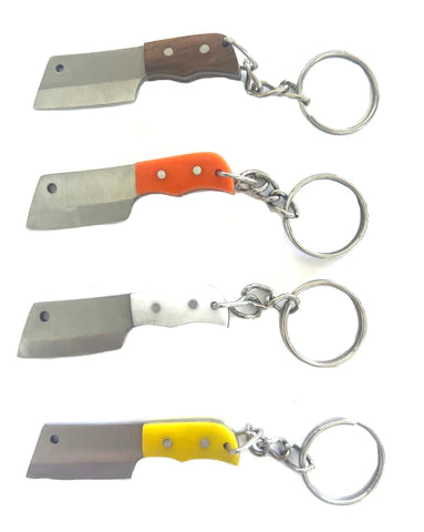 CLEAVER KNIFE KEYCHAIN WITH SHEATH – SPY GALLERY INC