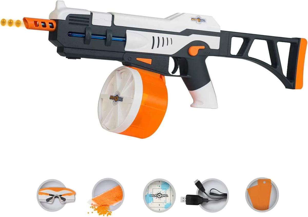 Splat-R-Ball Full Auto Rechargeable Battery Water Bead Gel Ball Blaste ...