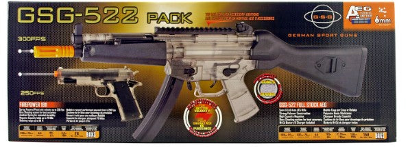 Electric Powered Fully Automatic Airsoft German Sport Gun Kit with Spr ...