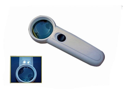 Strong 5x Hand Held Reader w/ Double LED – SPY GALLERY INC