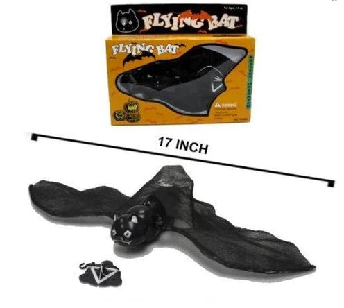 BATTERY OPERATED FLYING BAT w LIGHT UP EYES – SPY GALLERY INC