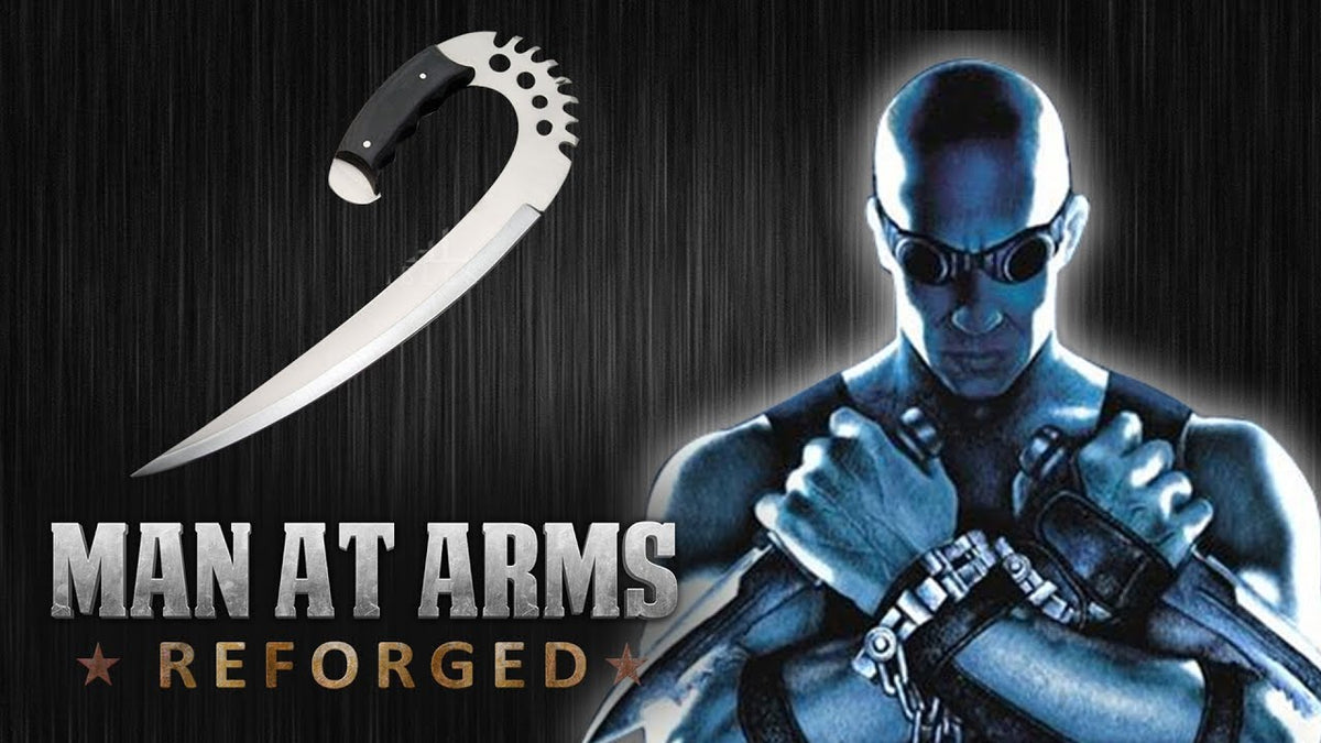 FANTASY KNIFE "RIDDICK WEAPON" DISPLAY 12" OVERALL – SPY GALLERY INC
